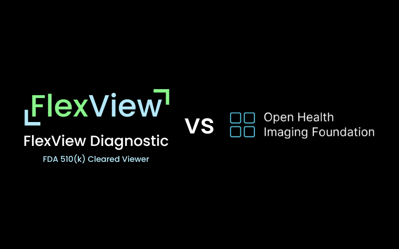 FlexView Diagnostic vs. OHIF