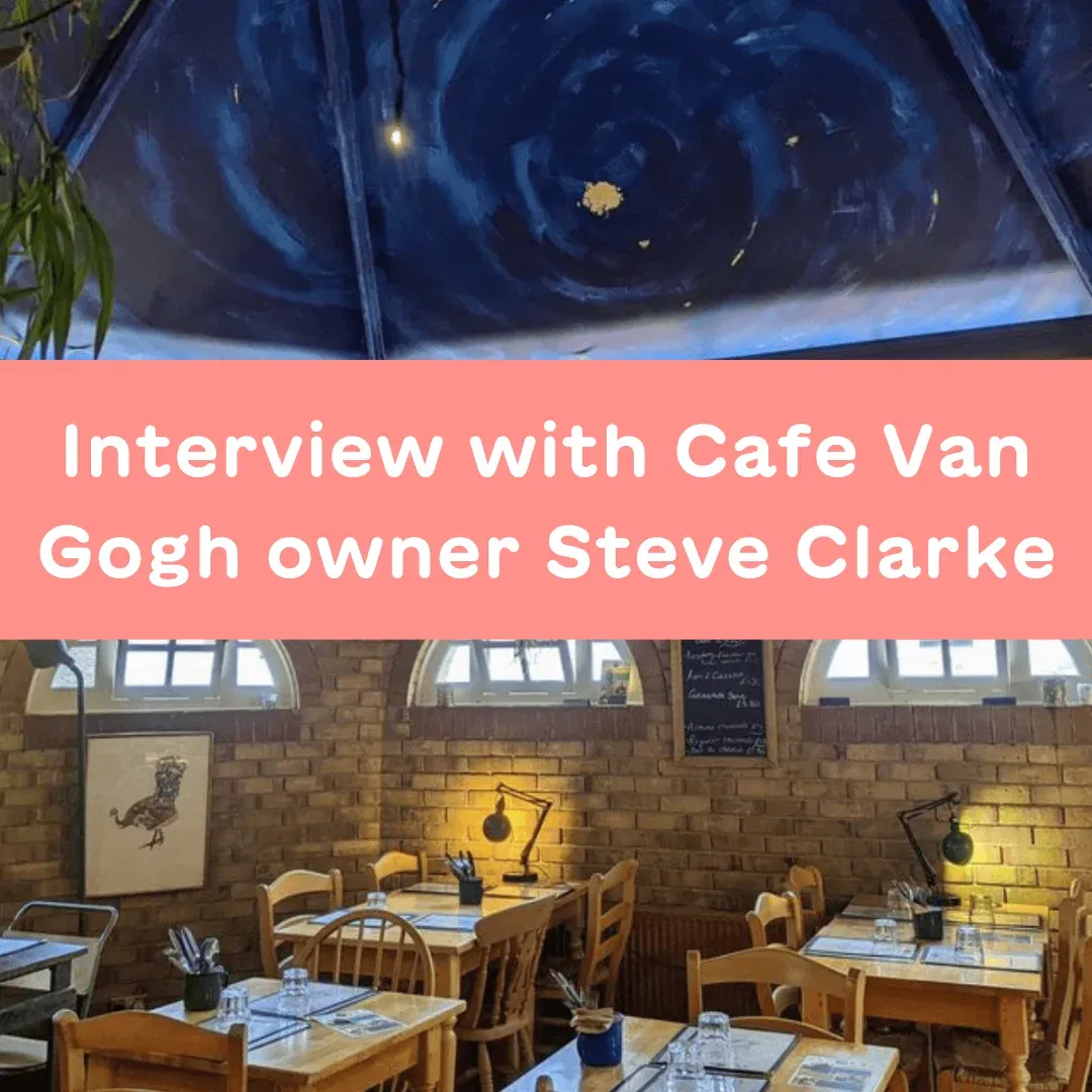 Interview with social enterprise Cafe Van Gogh owner Steve Clarke
