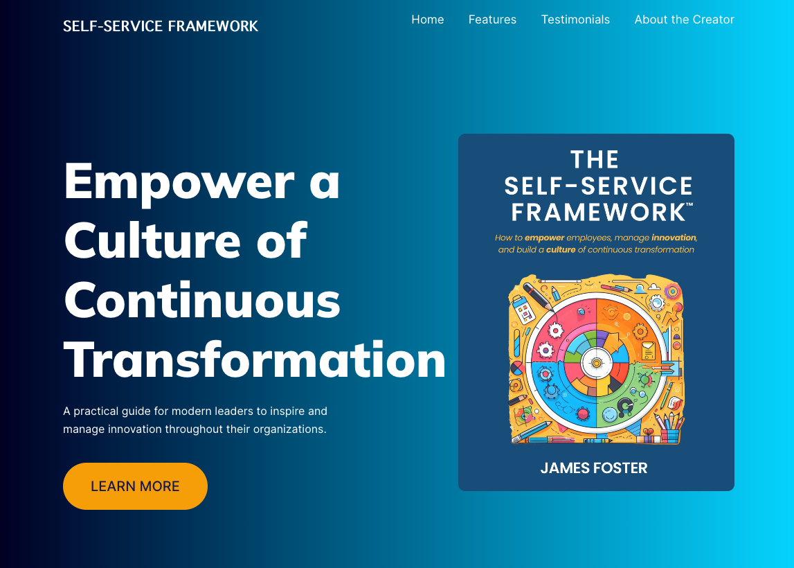 The Self-Service Framework | Fostering an Innovation Culture
